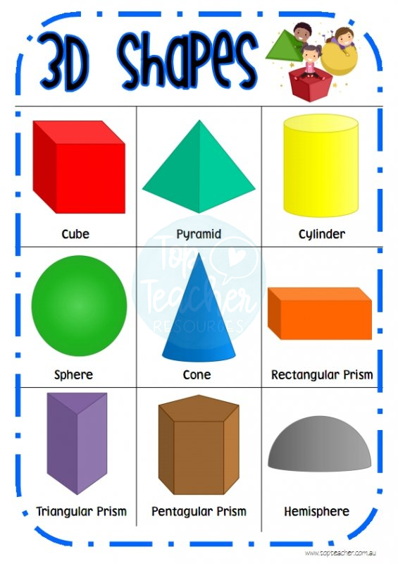 Shapes With Names For Kids